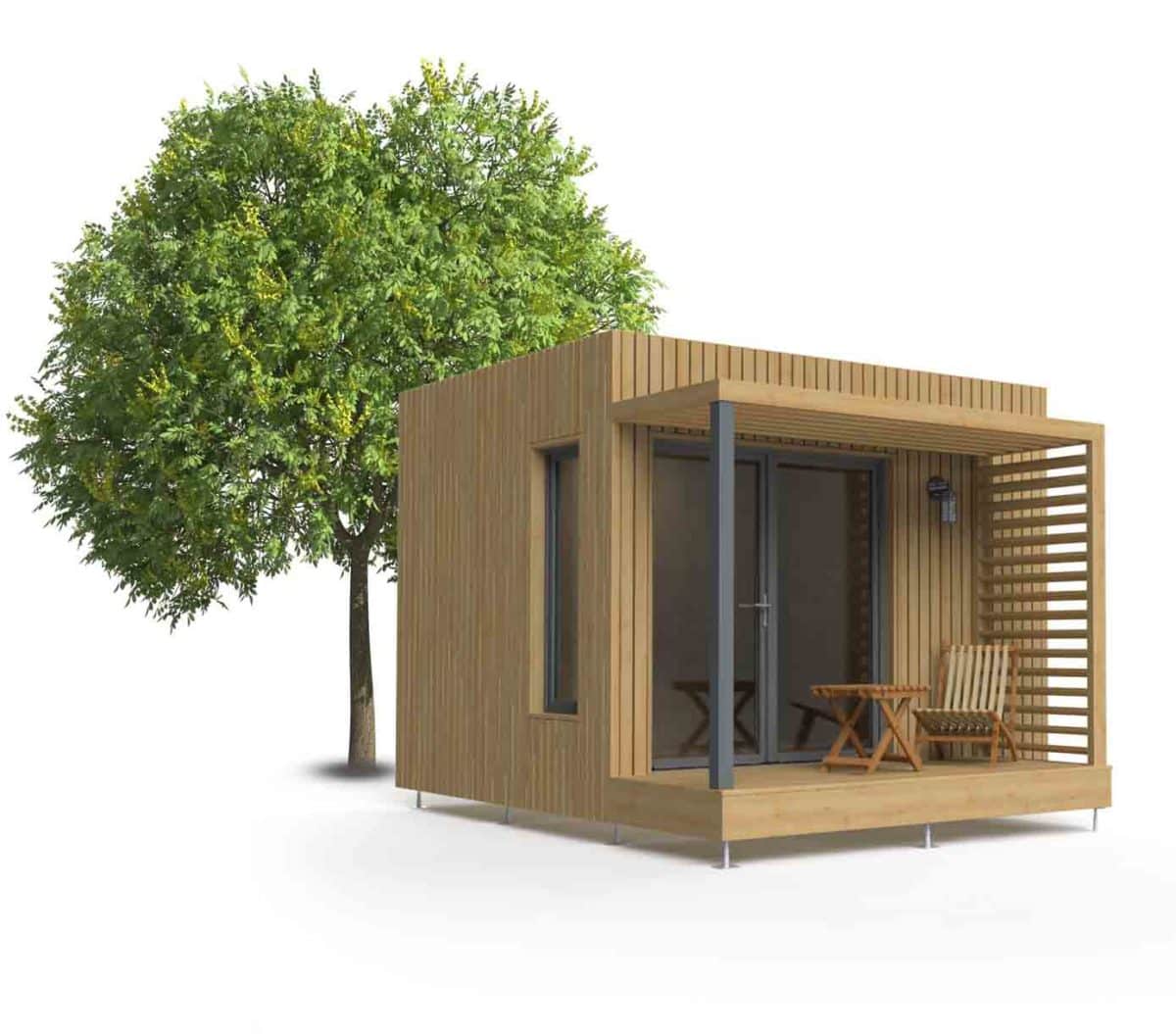 Studio et bureaux de jardin 11m2 - Haute qualité - EdenCube