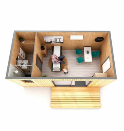 Studio et bureaux de jardin 18m2 - Haute qualité - EdenCube